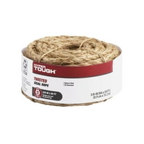 Golberg Twisted Sisal Rope Available in 1/4, 5/16, 3/8, 1/2, 3/4, and 1 ...