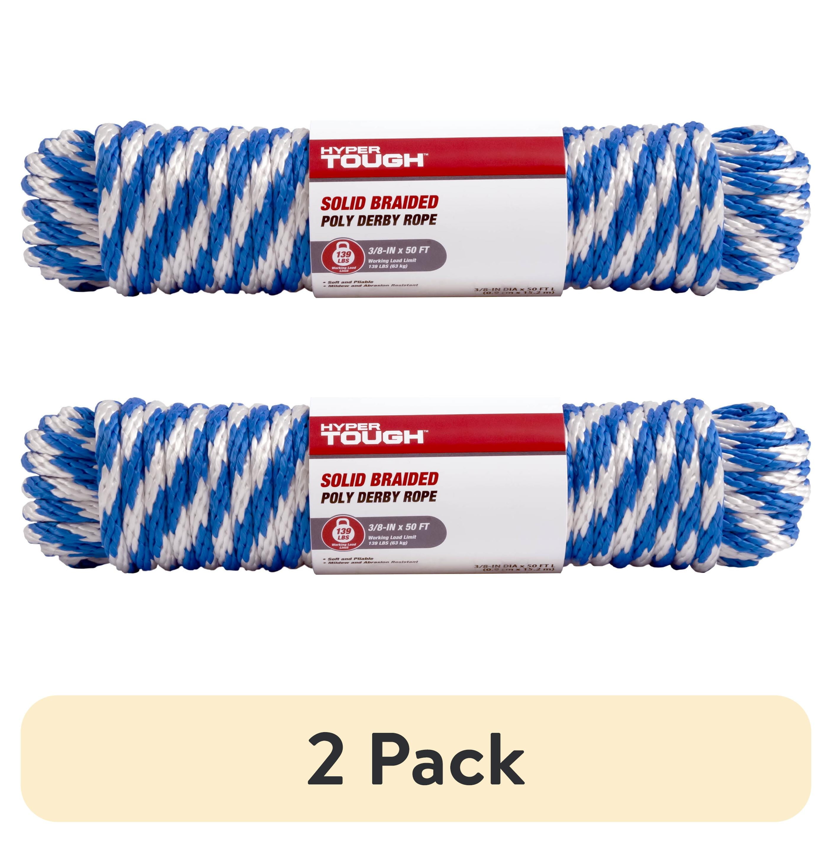 (2 pack) Hyper Tough Item# BWSBP850W-P-HT, Polypropylene Solid Braid ...