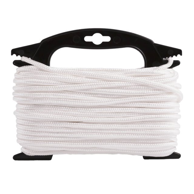 Hyper Tough, Item ND6100-HT, Nylon Blend Diamond Braid Rope, White, 3/ ...