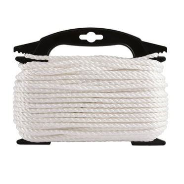 Golberg White Natural Cotton Rope - 1/2 Inch Diameter Twisted 100% Pure ...