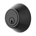 Hyper Tough Deadbolt Lock with Keys, Matte Black, Single Cylinder ...