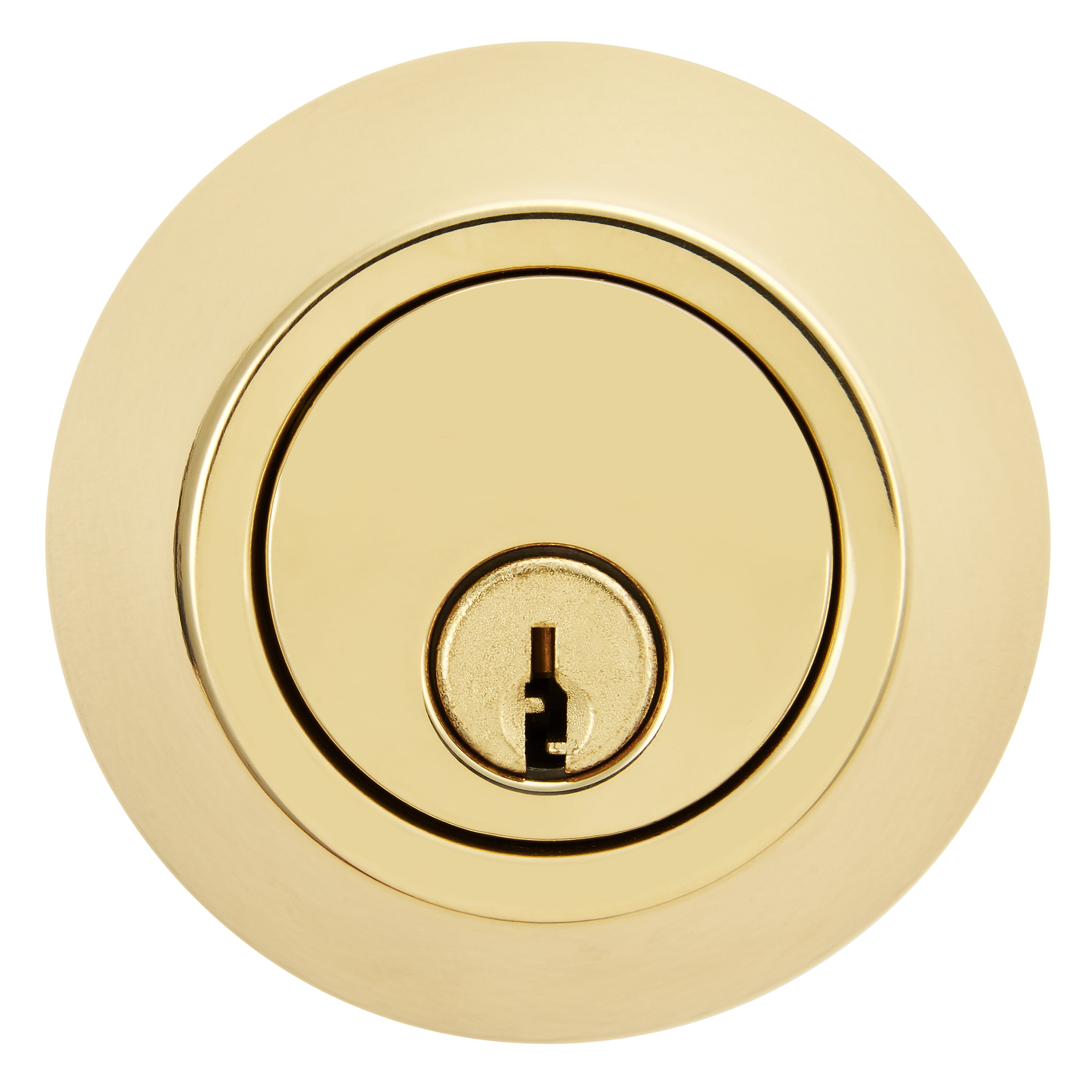 Hyper Tough Keyed Entry Single Cylinder Steel Deadbolt Lock Polished ...