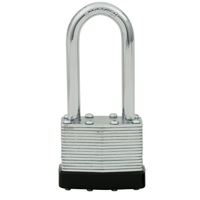 Hyper Tough Laminated Steel 40mm Keyed Padlock with 2 1/2in Shackle ...