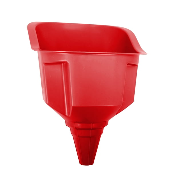 Hyper Tough Large Multi-Use Plastic Truck and Vehicle Funnel, Red ...