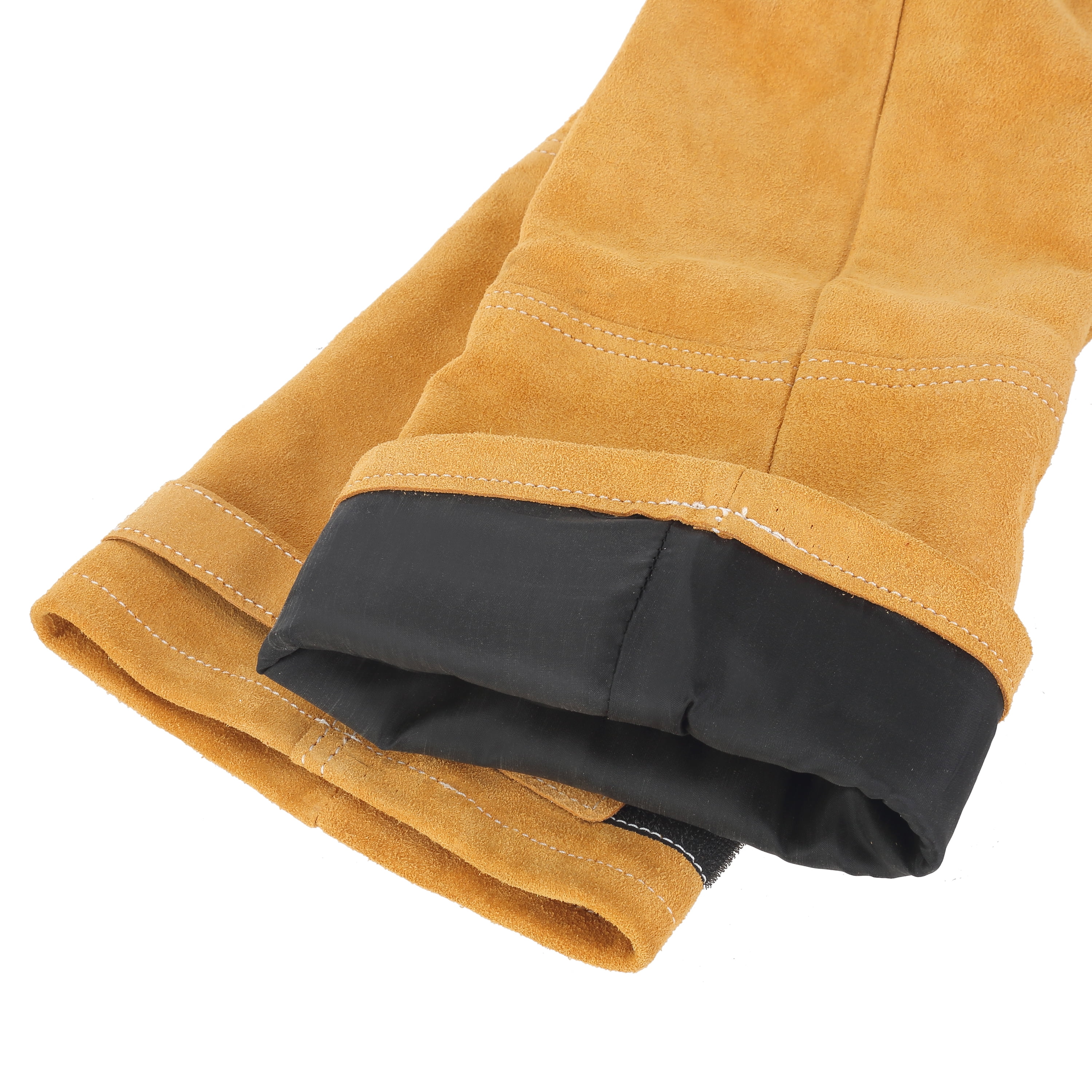 Hyper Tough Leather Welding Work Sleeves Pair - Durable Protection ...