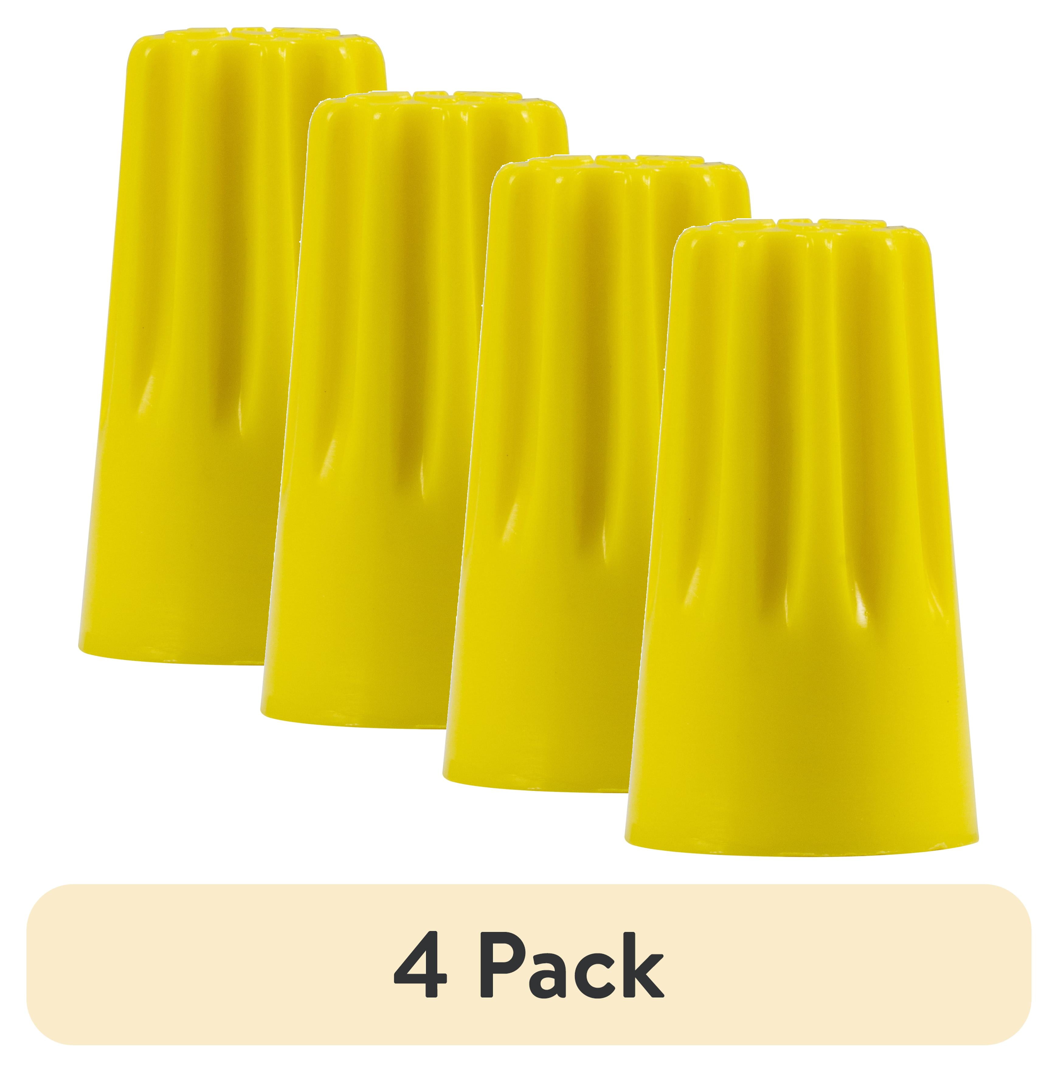 (4 pack) Hyper Tough Medium Wire Connectors 20 Pack, Yellow, 34364 ...