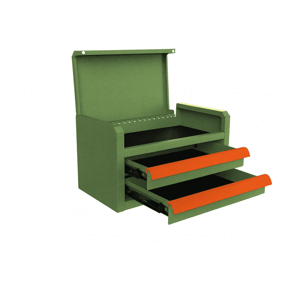 Hyper Tough Limited Edition 10-inch 2-Drawer Steel Mini Tool Organizer ...