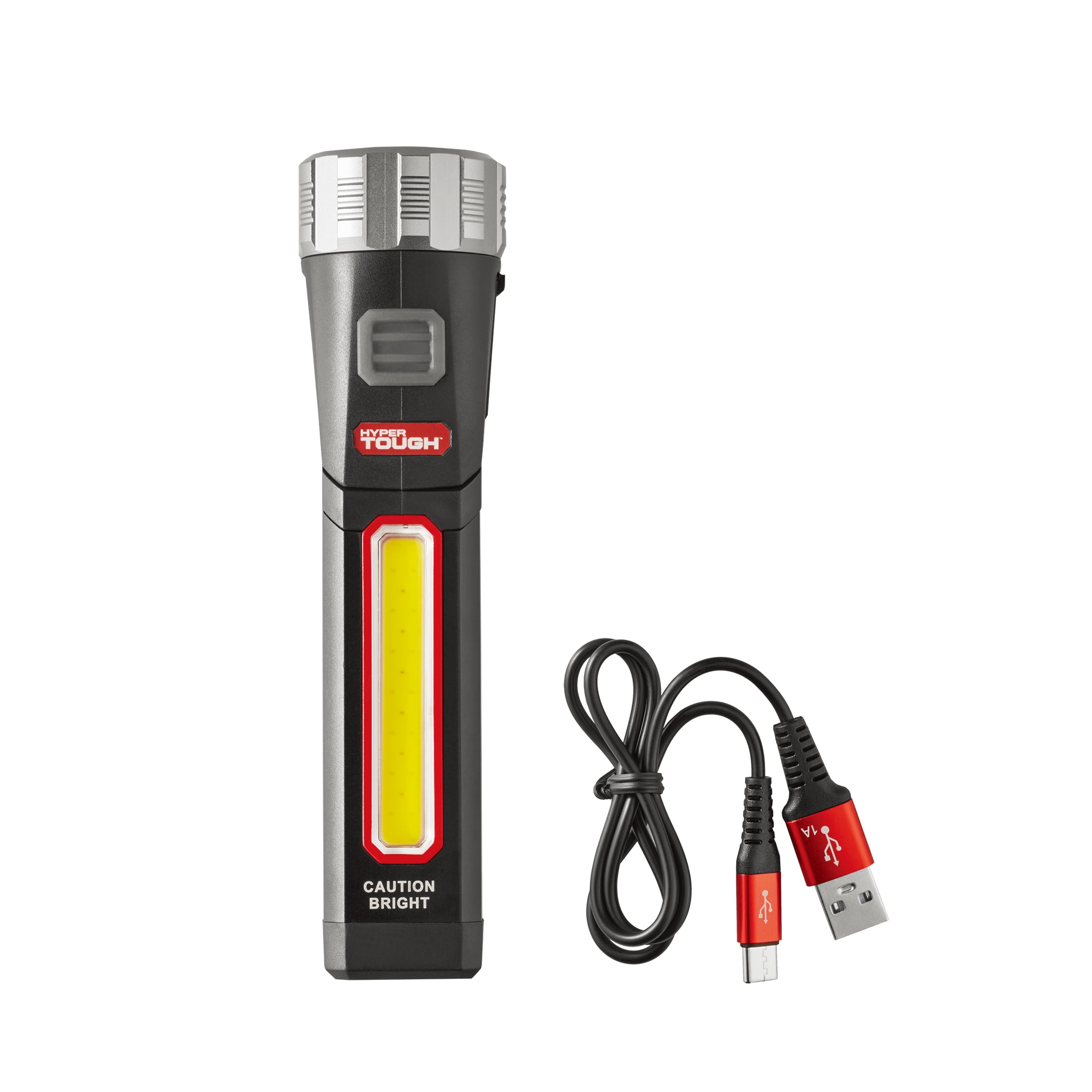 Hyper Tough Rechargeable Work Light with 300 Lumens, Rotating Head ...