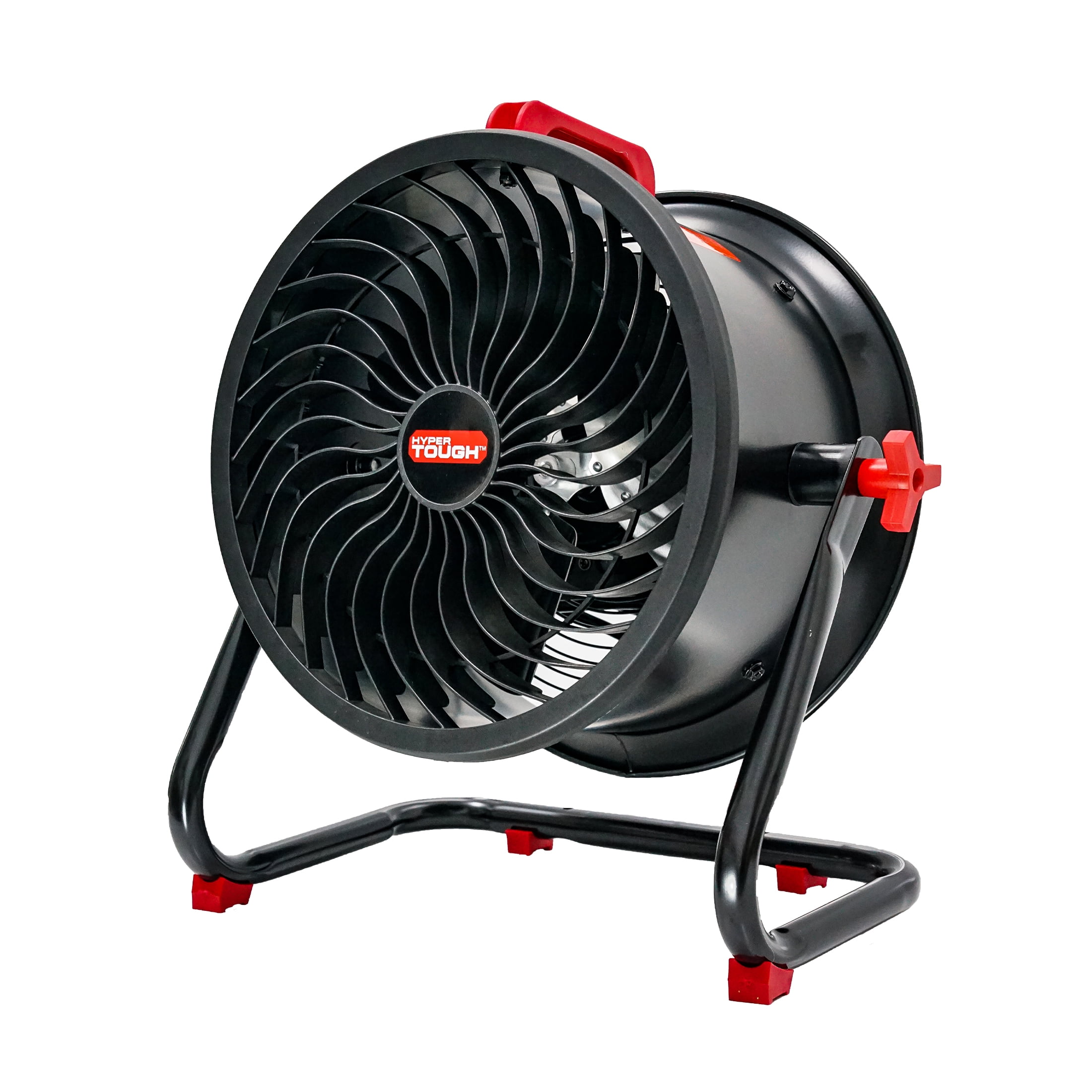 Hyper Tough New 10 inch Turbo Drum Fan Red & Black - Walmart.com