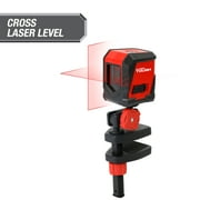 Hyper Tough 30-Ft Cross Line Laser Level Red Beam Self-Leveling Tools ...