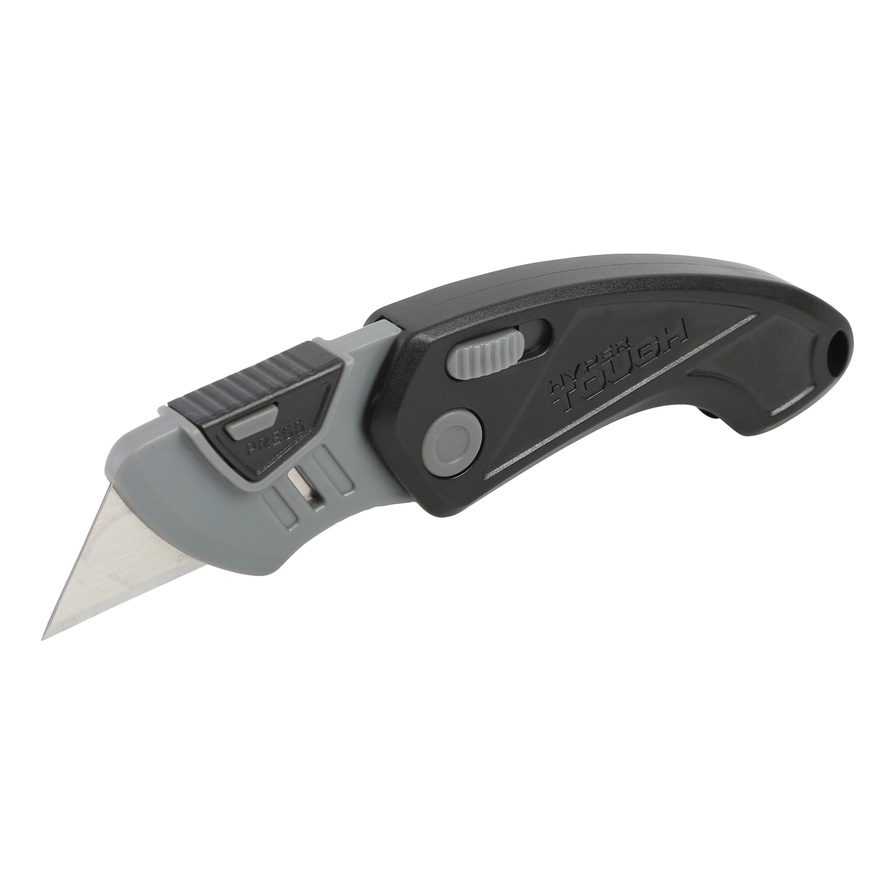 Hyper Tough Folding Plastic Utility Knife, Blade Included, Quick-Change ...