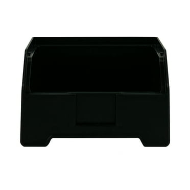 Hyper Tough Large Stackable Plastic Material Storage Bin, Black ...