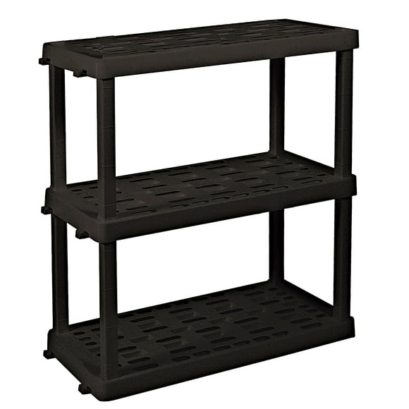 Black Plastic Shelves