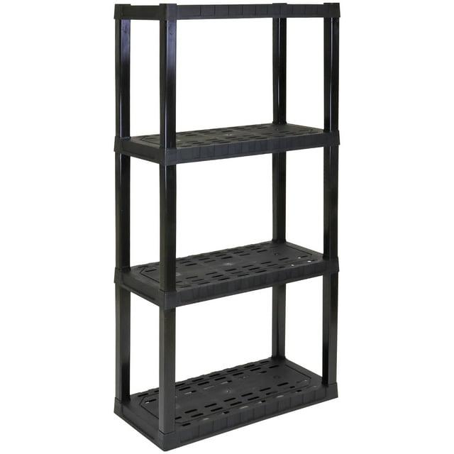 Hyper Tough Plastic Shelves Garage Storage Shelf Heavy Duty Shelving ...