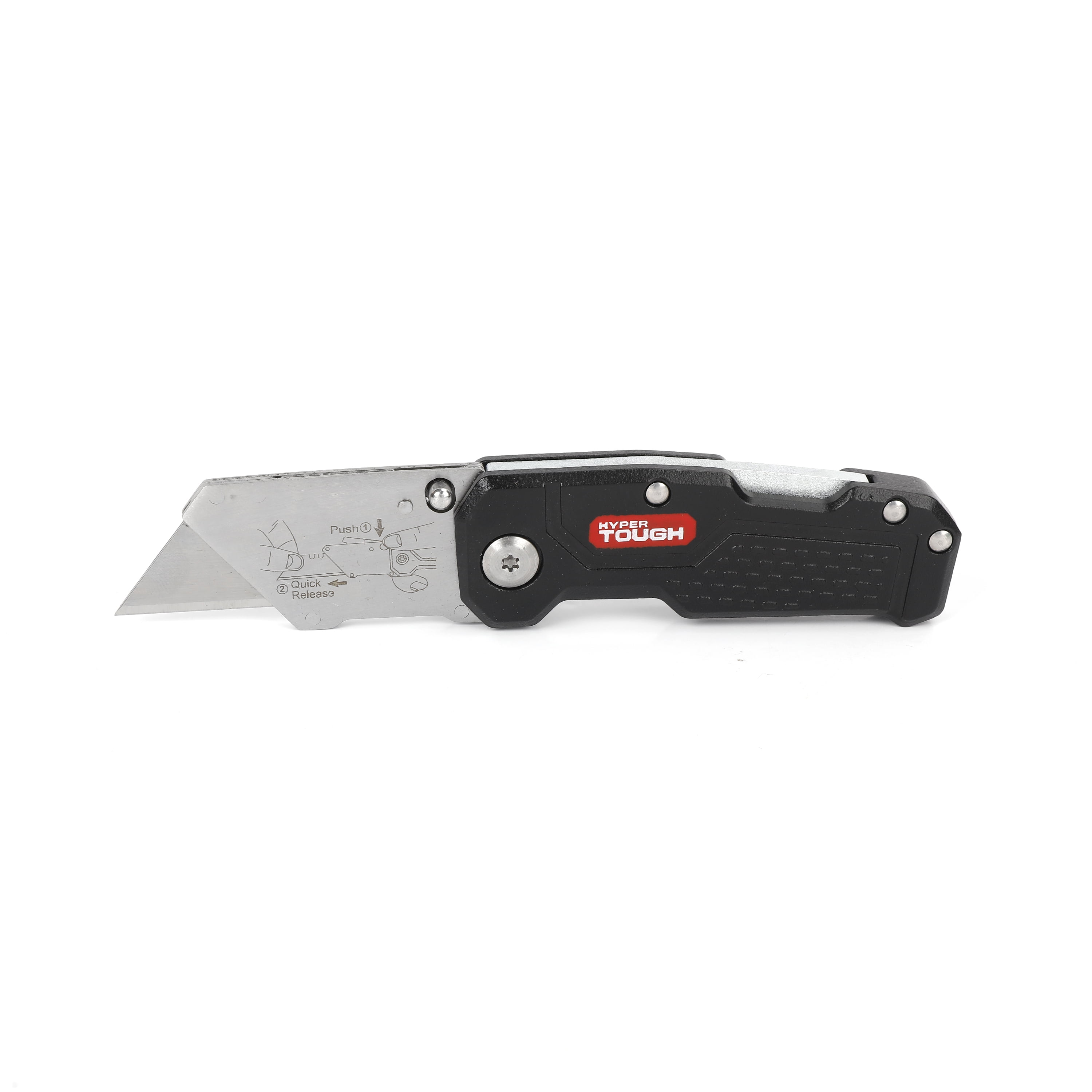 Hyper Tough Quick-Change Folding Lockback Utility Knife - Walmart.com