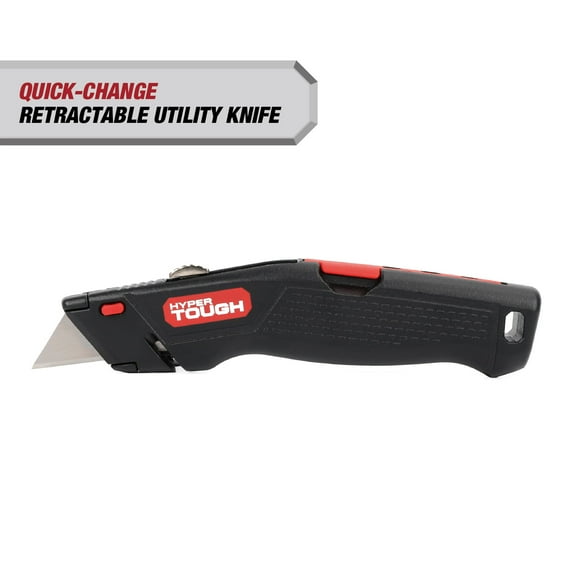 Hyper Tough Retractable Utility Knife with 5 Utility Blades, 3-Position ...
