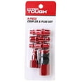 Hyper Tough Aluminum Air Coupler and Plug Set 5 Piece Universal 1/4 ...