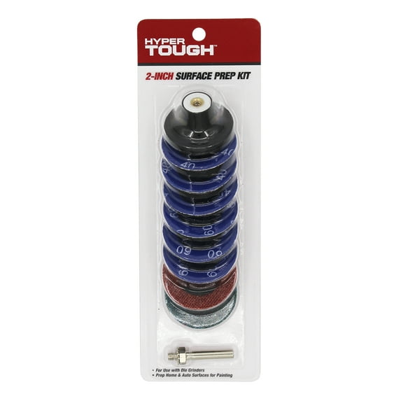 Hyper Tough Surface Prep and Sanding Abrasive Discs Set, 2 inch, 10 ...