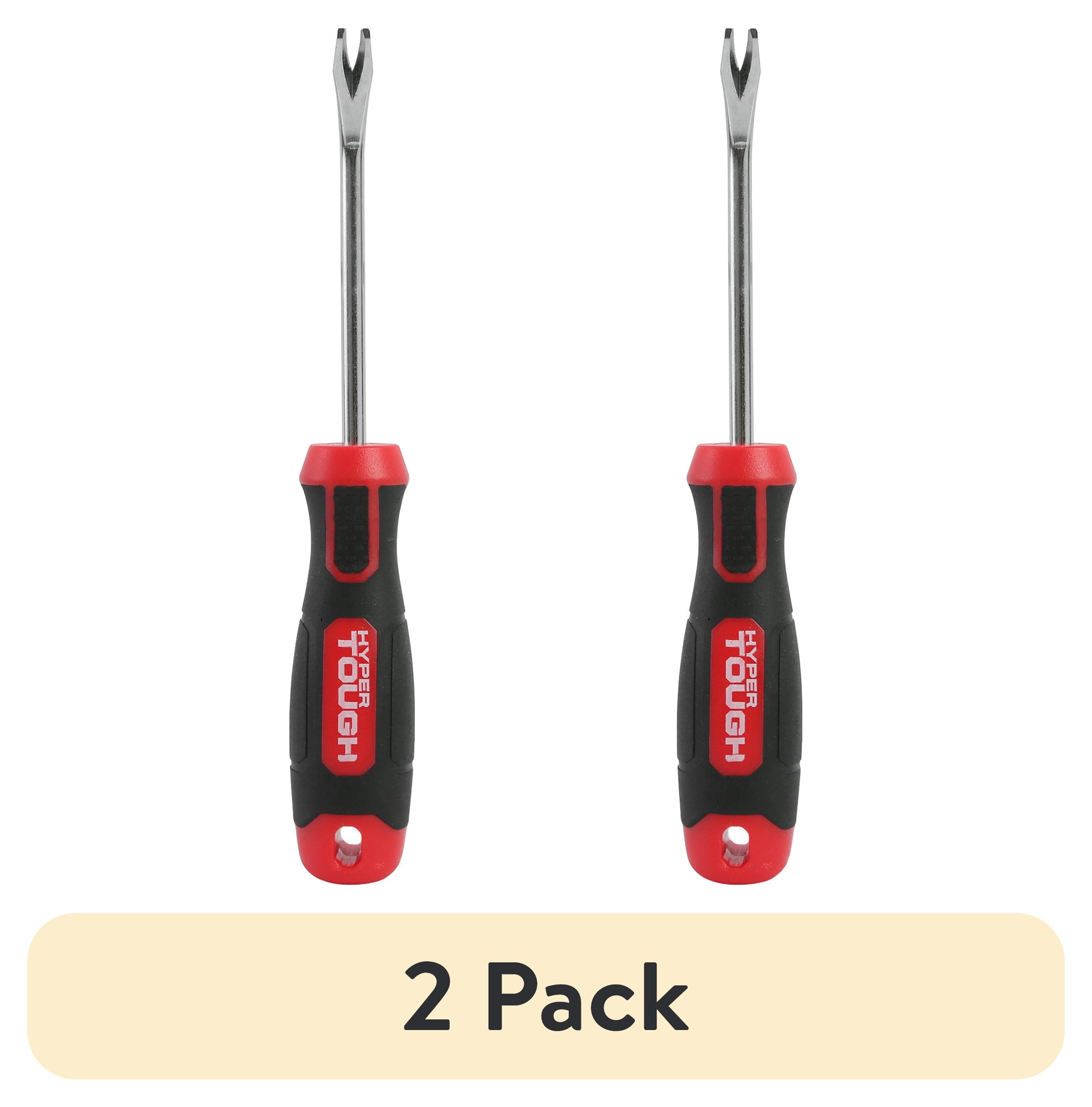 (2 pack) Hyper Tough Tack and Nail Lifter with Soft Grip Handle, 4070V ...