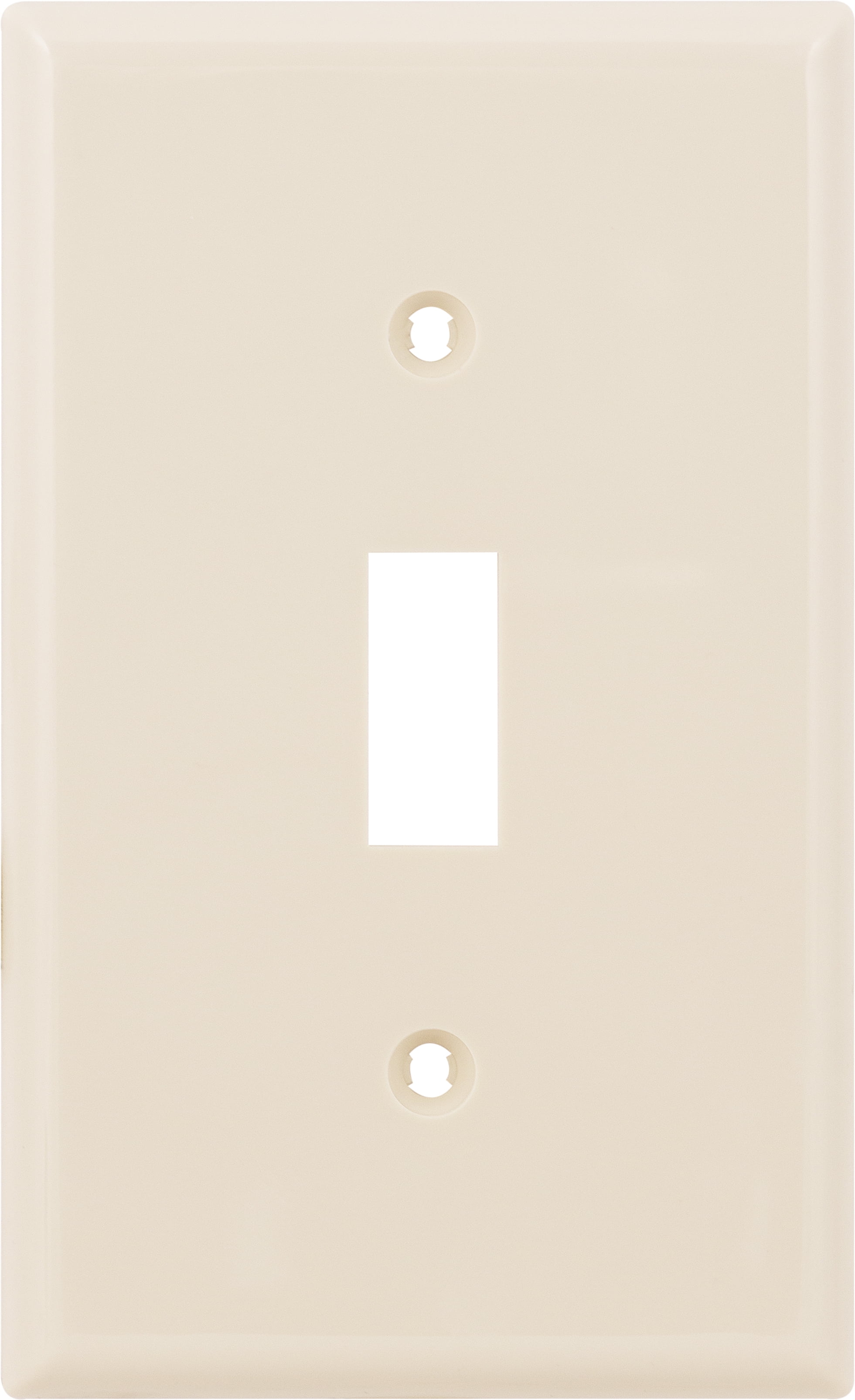 Hyper Tough Unbreakable Wallplate, Single Switch, Light Almond, 2.8in ...