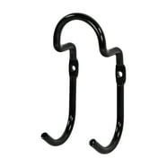 Hyper Tough Heavy Duty Wall Mount U-Hook, 40 lb. Capacity, Metal, Black ...