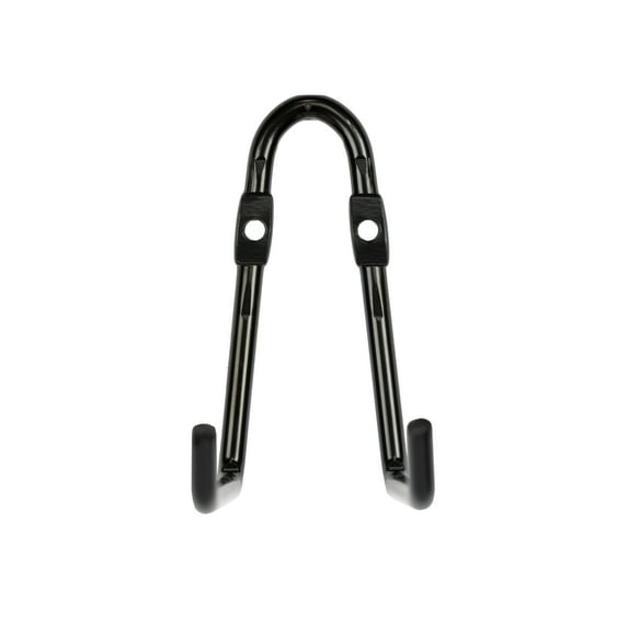 Hyper Tough Wall Mounted Steel Multi-Tool Hook, Black, 2.25 in x 4.25 ...
