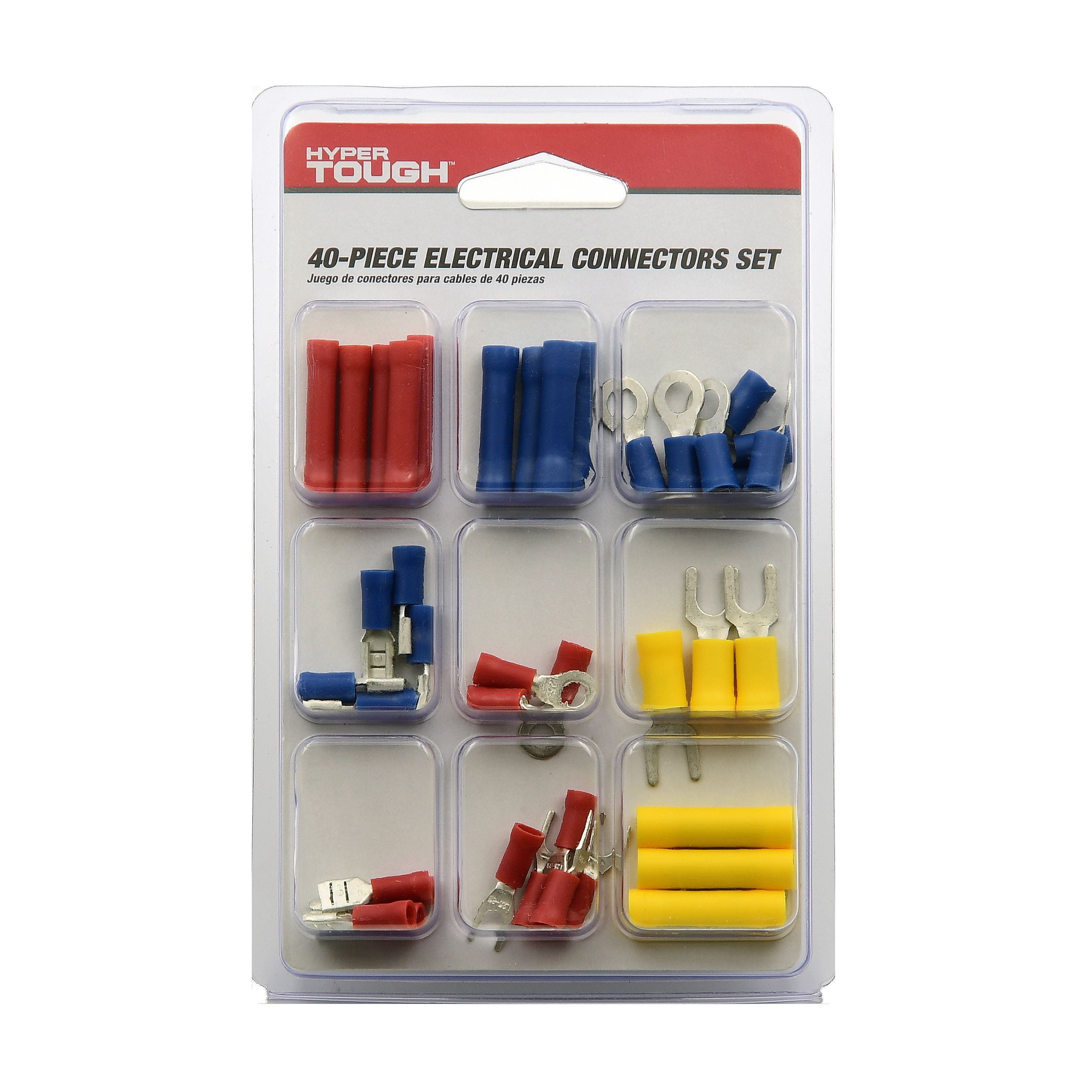 Hyper Tough Wire Connector 40 Piece Assortment - Walmart.com