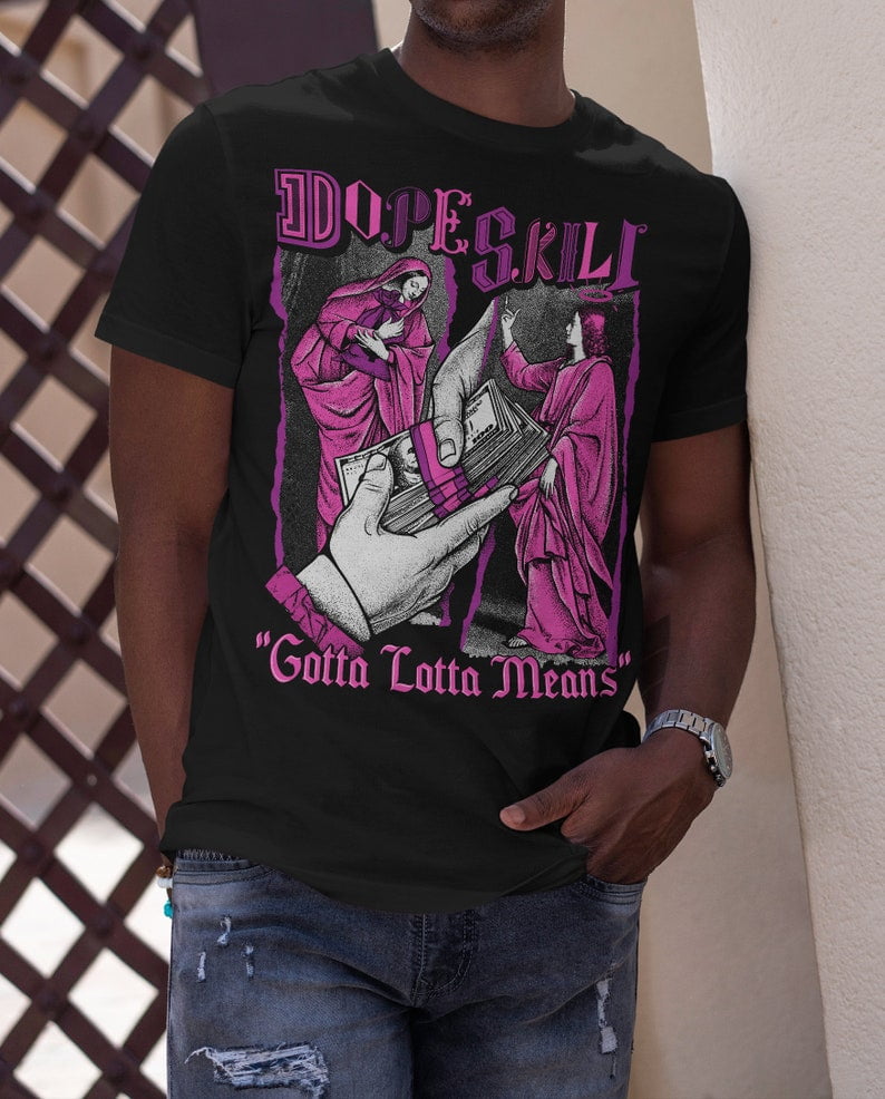 Hyper Violet 4s DopeSkill Unisex Shirt Gotta Lotta Means Graphic - Walmart.com