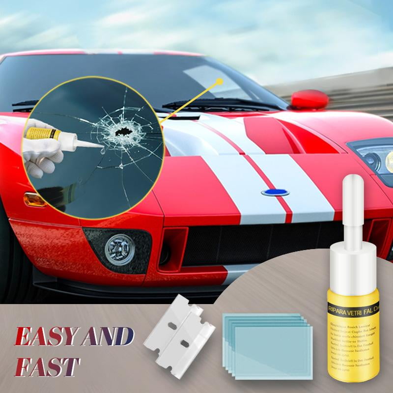 HyperCar Windshield Crack Repair Kit - Easy Application Tool for Multi ...