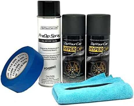 HyperDip Peelable Emblem Car Paint Kit - DIY Set with Cans of ...