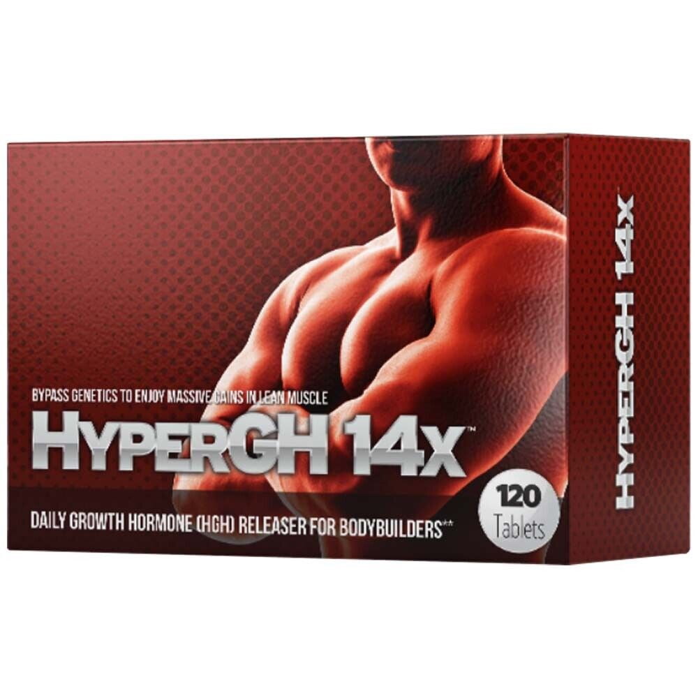 HyperGH 14x Natural Muscle Gain Supplements - 120 Tablets, Gym Recovery Pills (Pack of 1 ...