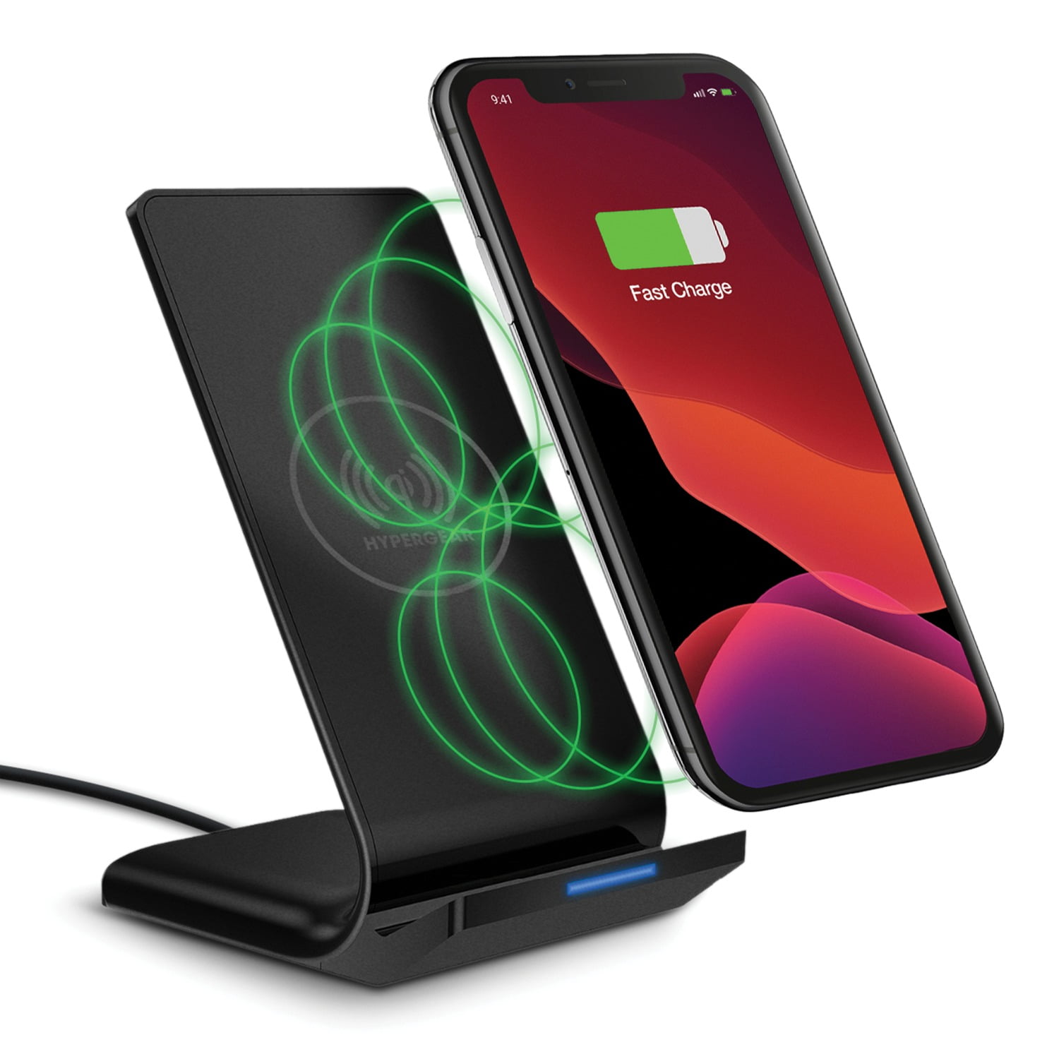 HyperGear 14519 10-Watt Wireless Fast-Charging Stand - Walmart.com