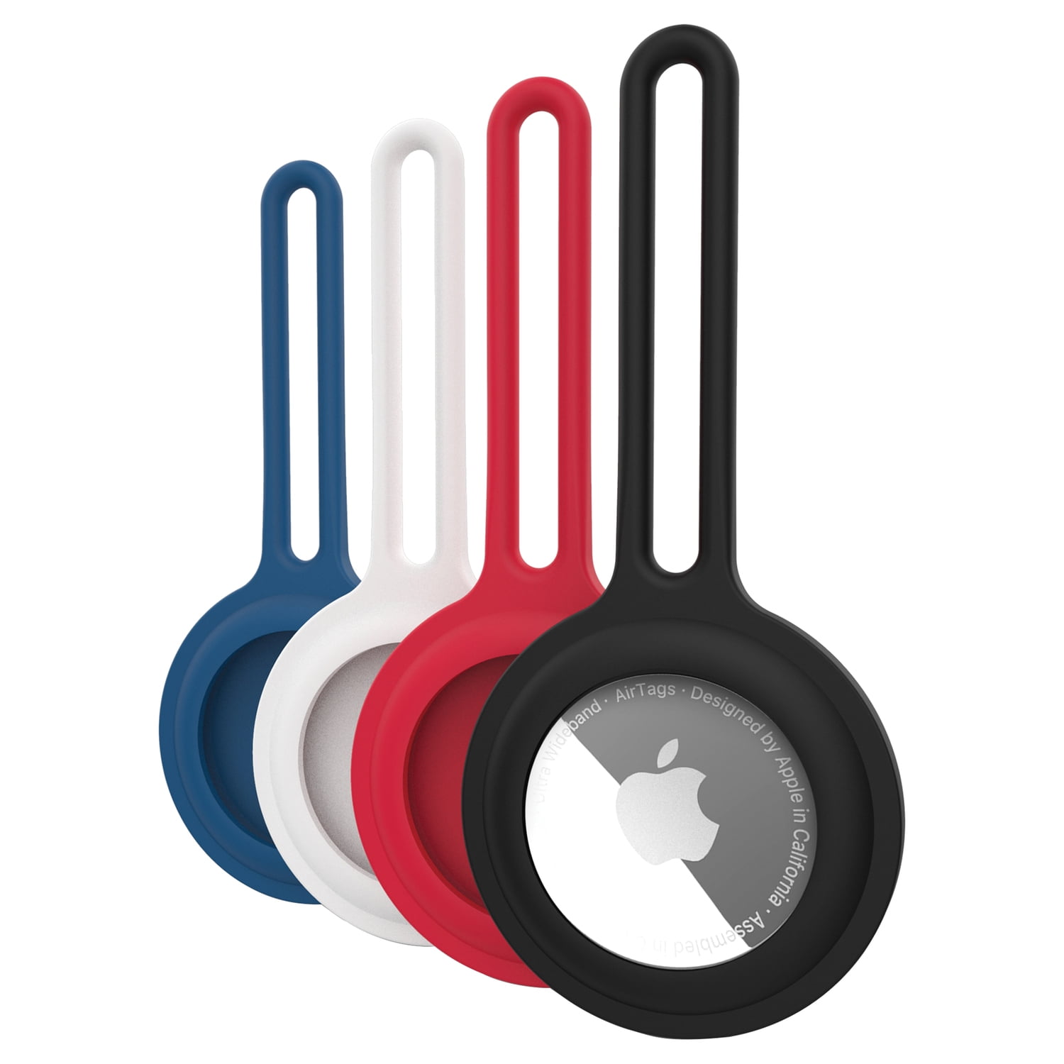 HyperGear 15547 AirCover Silicone Loops for Apple AirTag RFID Tags ...