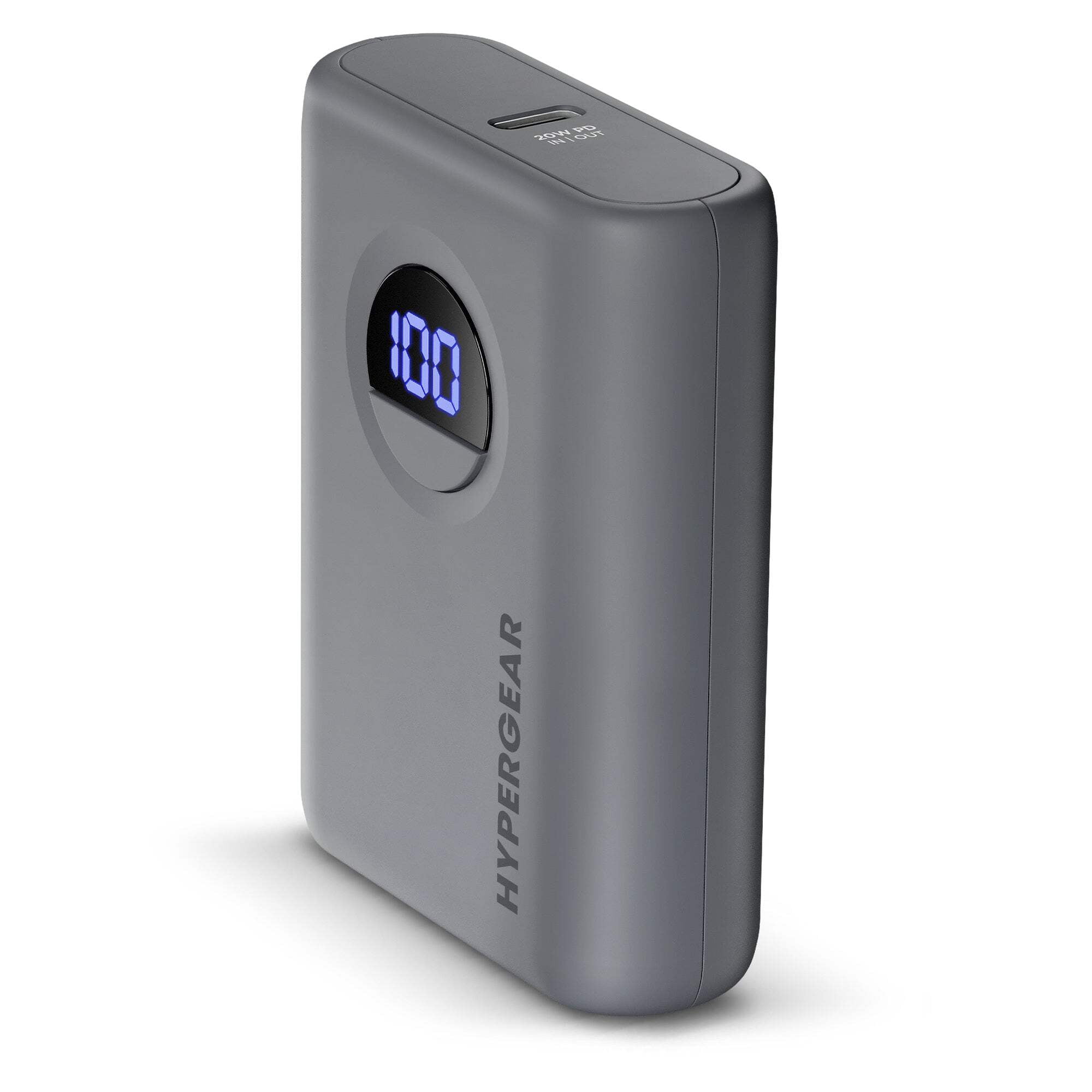 HyperGear 10000mAh 20WPD W/Digital Power Bank Grey - Walmart Business ...