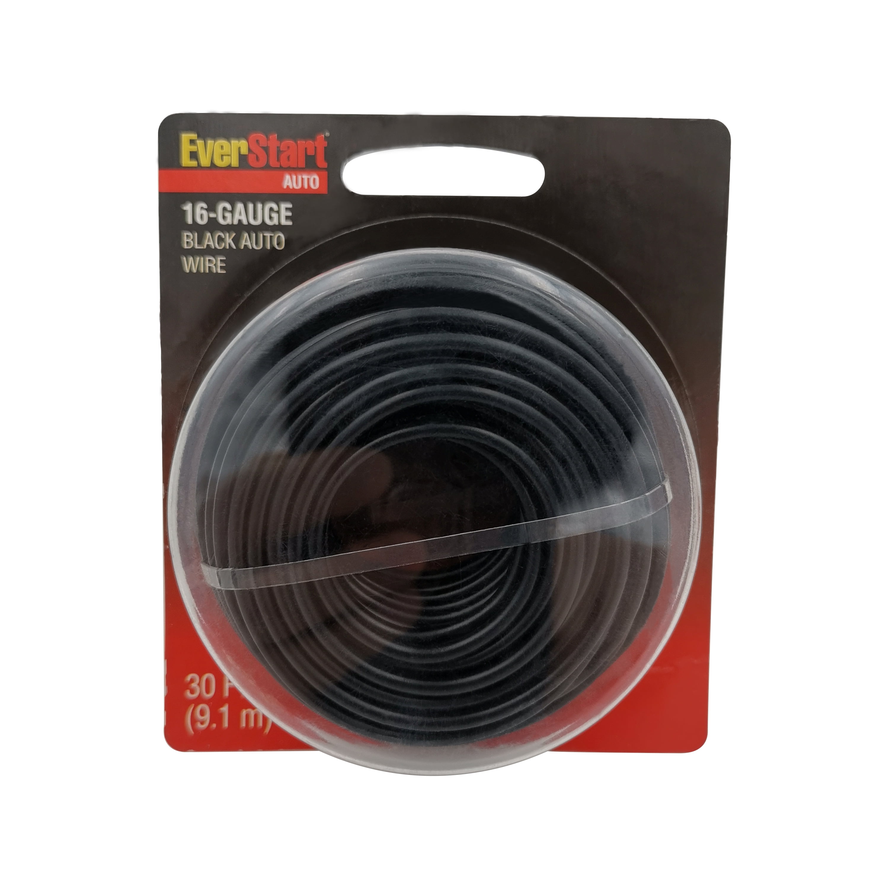 Hyper Tough 16-Gauge Auto Wire - Black Color, 30ft Roll - Walmart.com