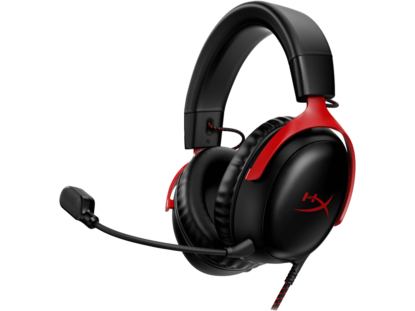 HyperX Cloud III Wired Gaming Headset - Black/Red, DTS Audio ...