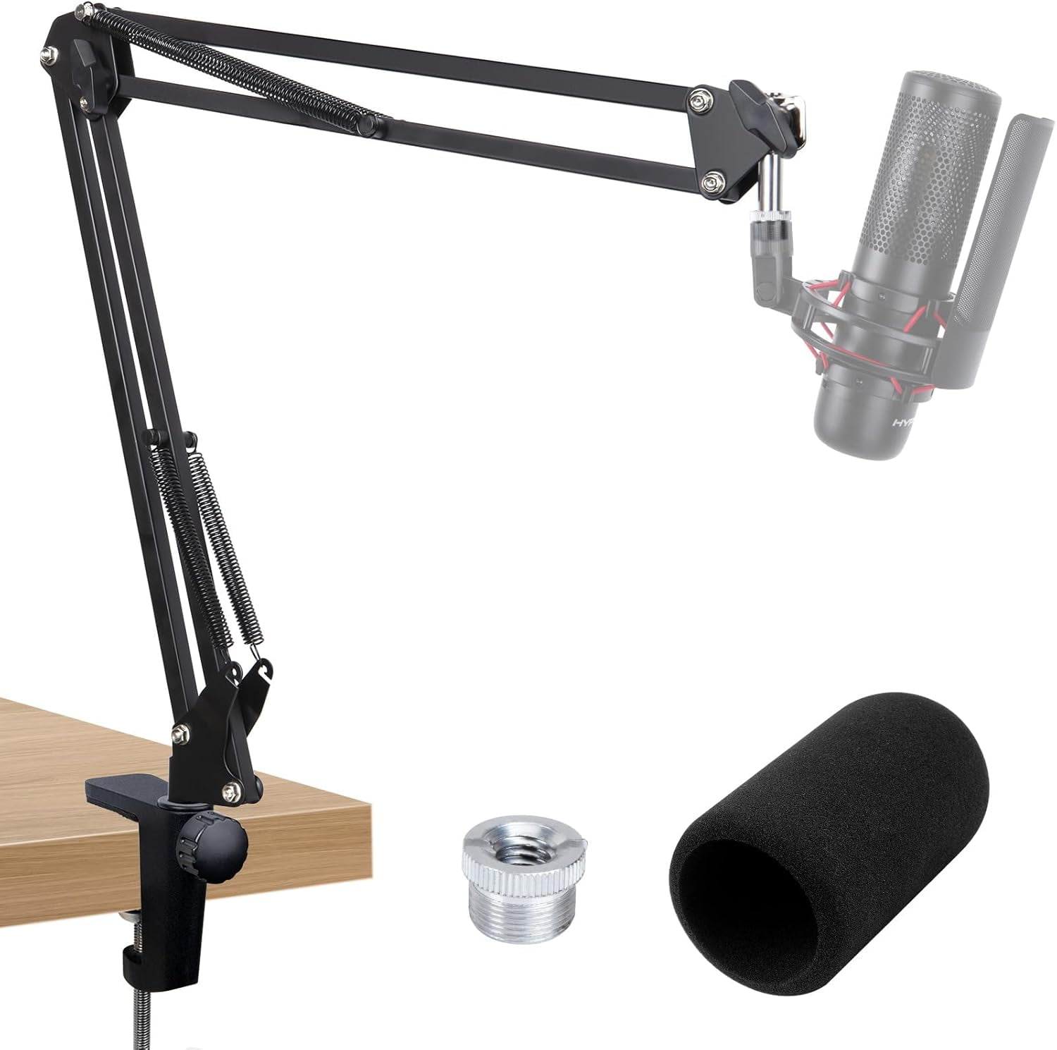 HyperX ProCast Microphone Boom Arm - Mic Boom Arm Compatible with ...
