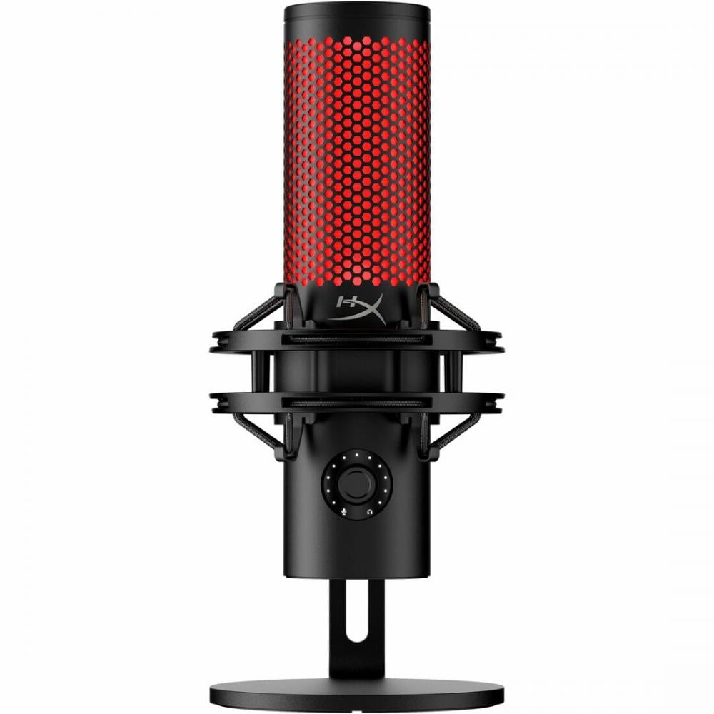 HyperX QuadCast 2 Wired Electret Condenser Microphone for Gaming, Live ...