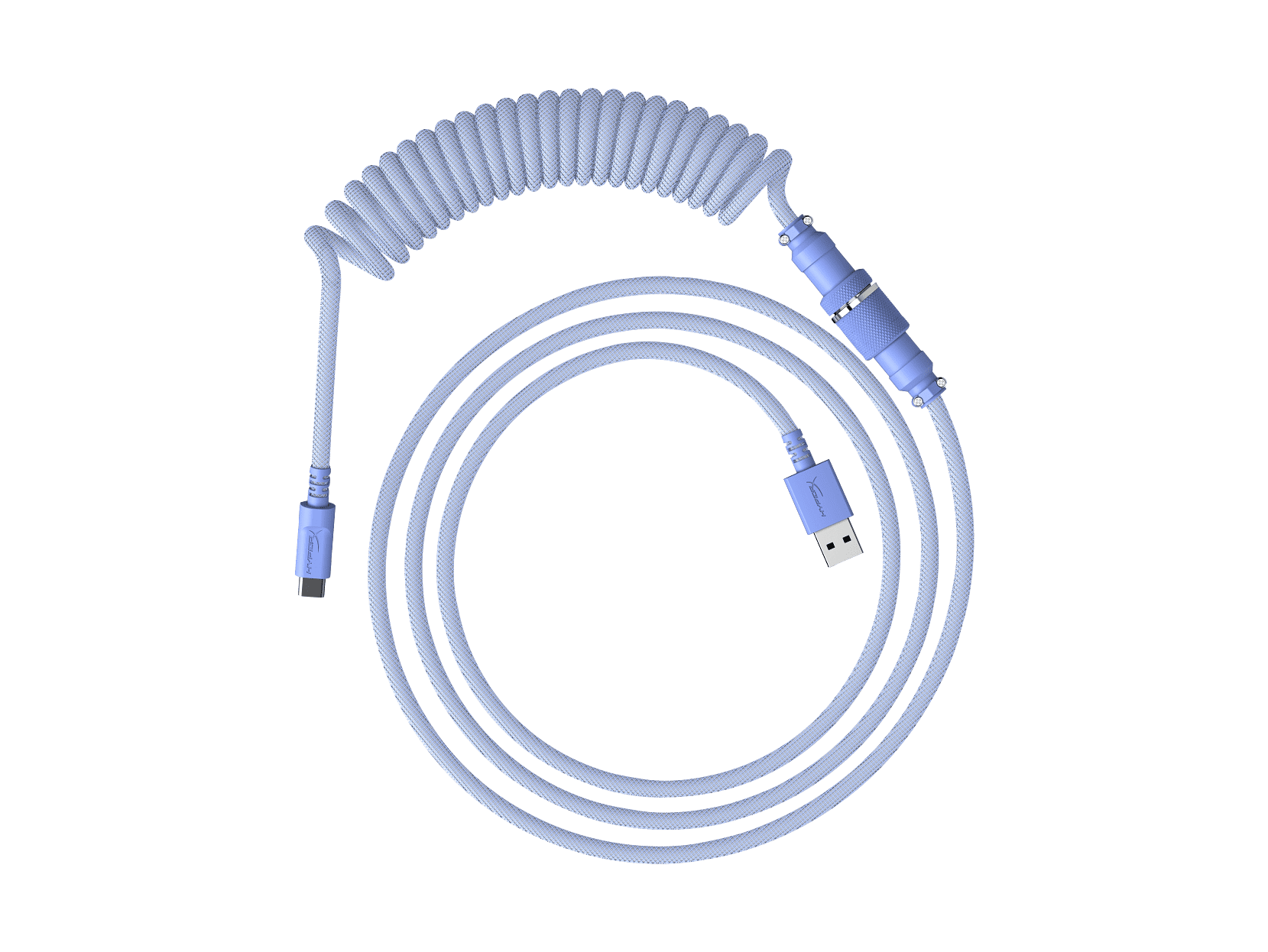 HyperX USB-C Coiled Cable Light Purple - Walmart.com
