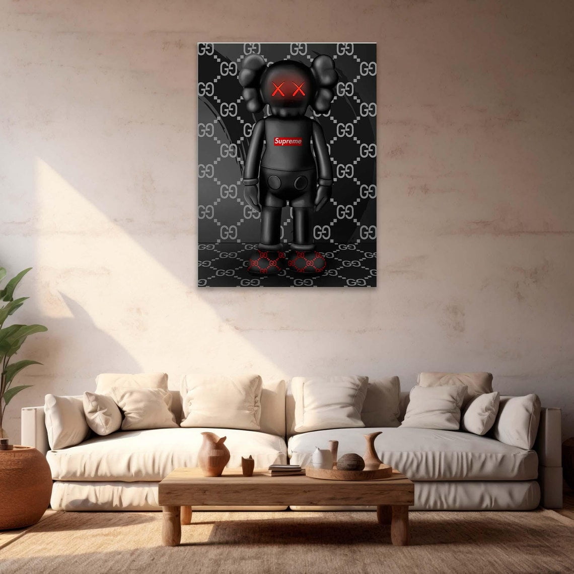 Hyperbeast poster, Kaws poster, Kaws poster print, Home decor ...