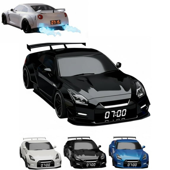 Hypercar Alarm Clock, Car Alarm Clock, with Crystal Clear LED Display ...