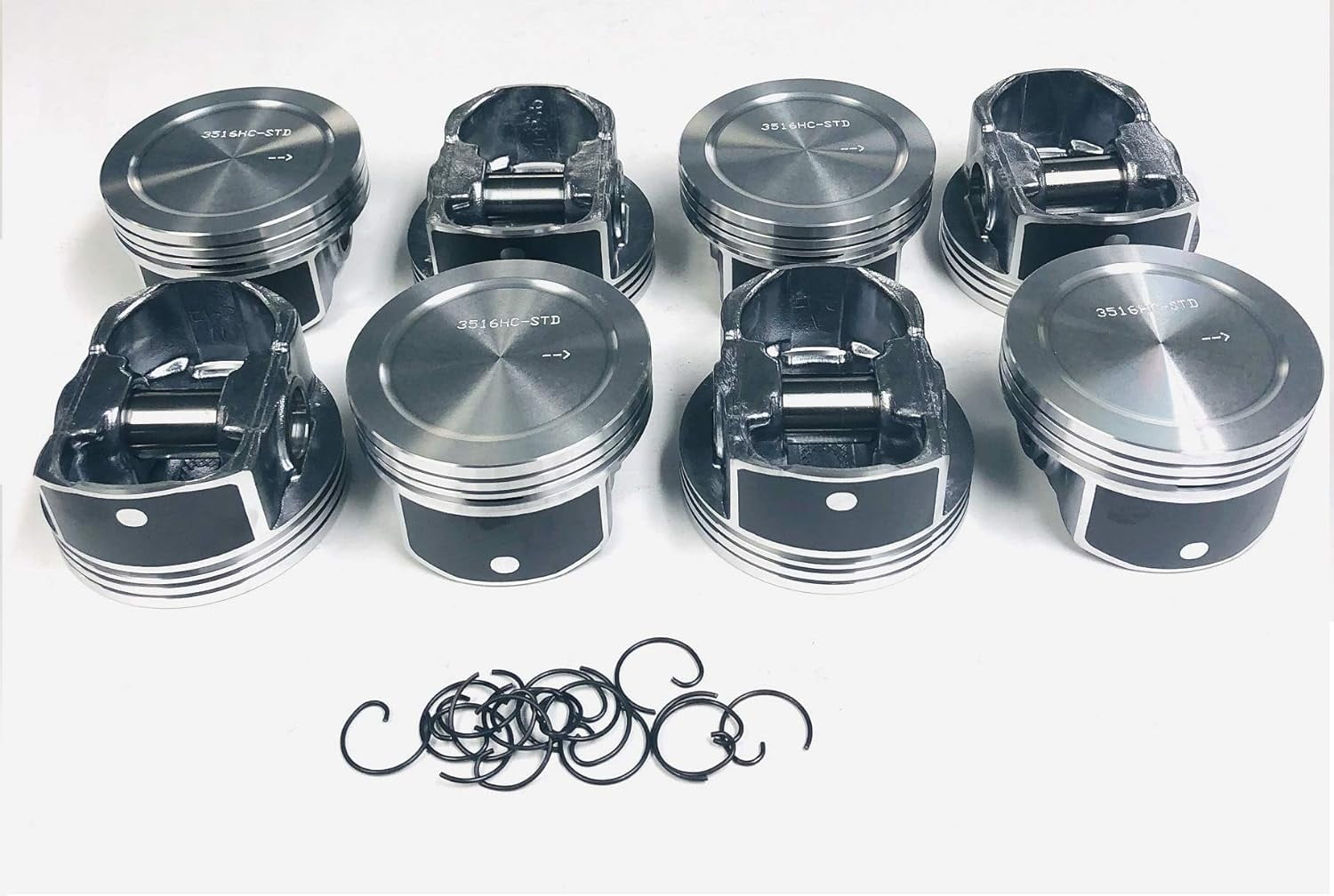 Hypereutectic Dish Top +.020" over Pistons & Matching Rings compatible ...