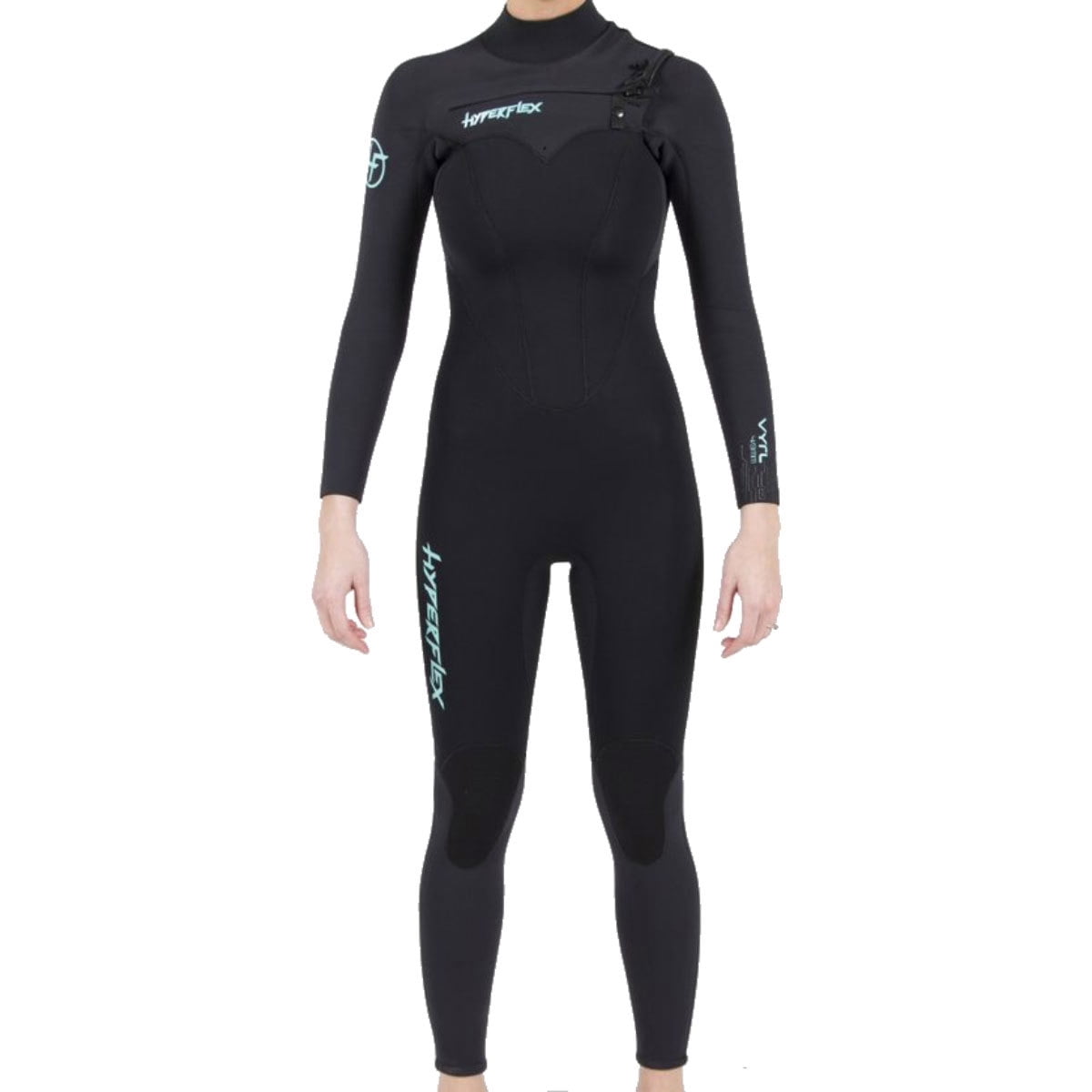 Hyperflex Vyrl 3/2mm Women's Chest Zip Full Wetsuit - Walmart.com