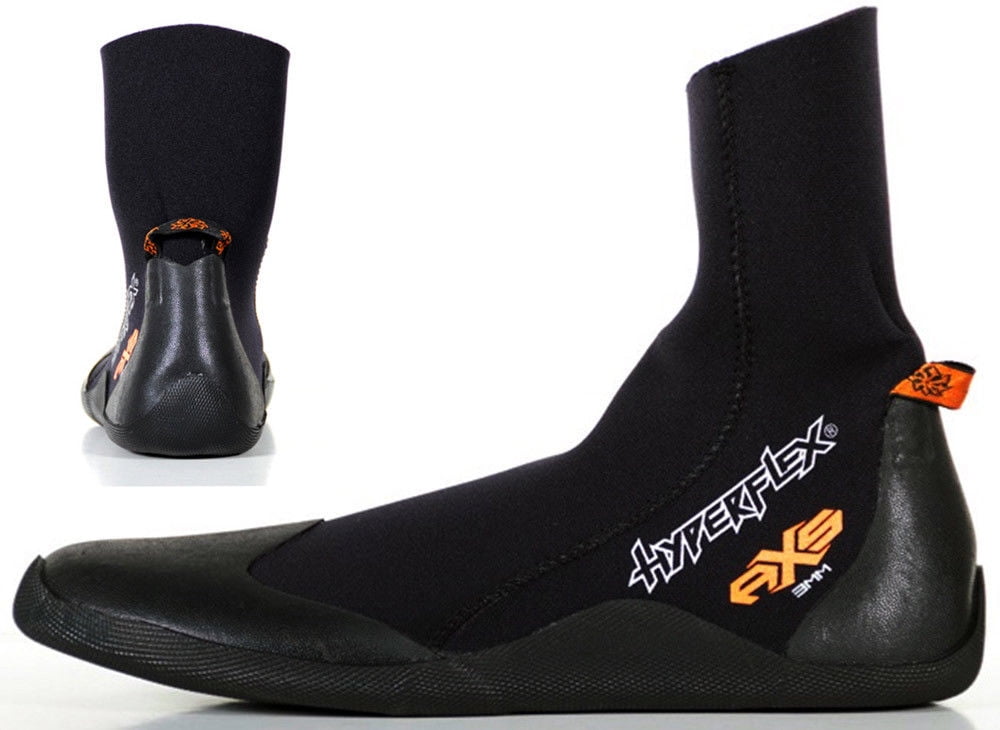 Hyperflex 3mm AXS Boot Neoprene Bootie Round Toe Mens Womens Surfing ...