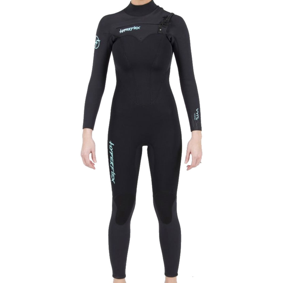 Hyperflex 4/3mm Vyrl Women's Chest Zip Full Wetsuit - Walmart.com