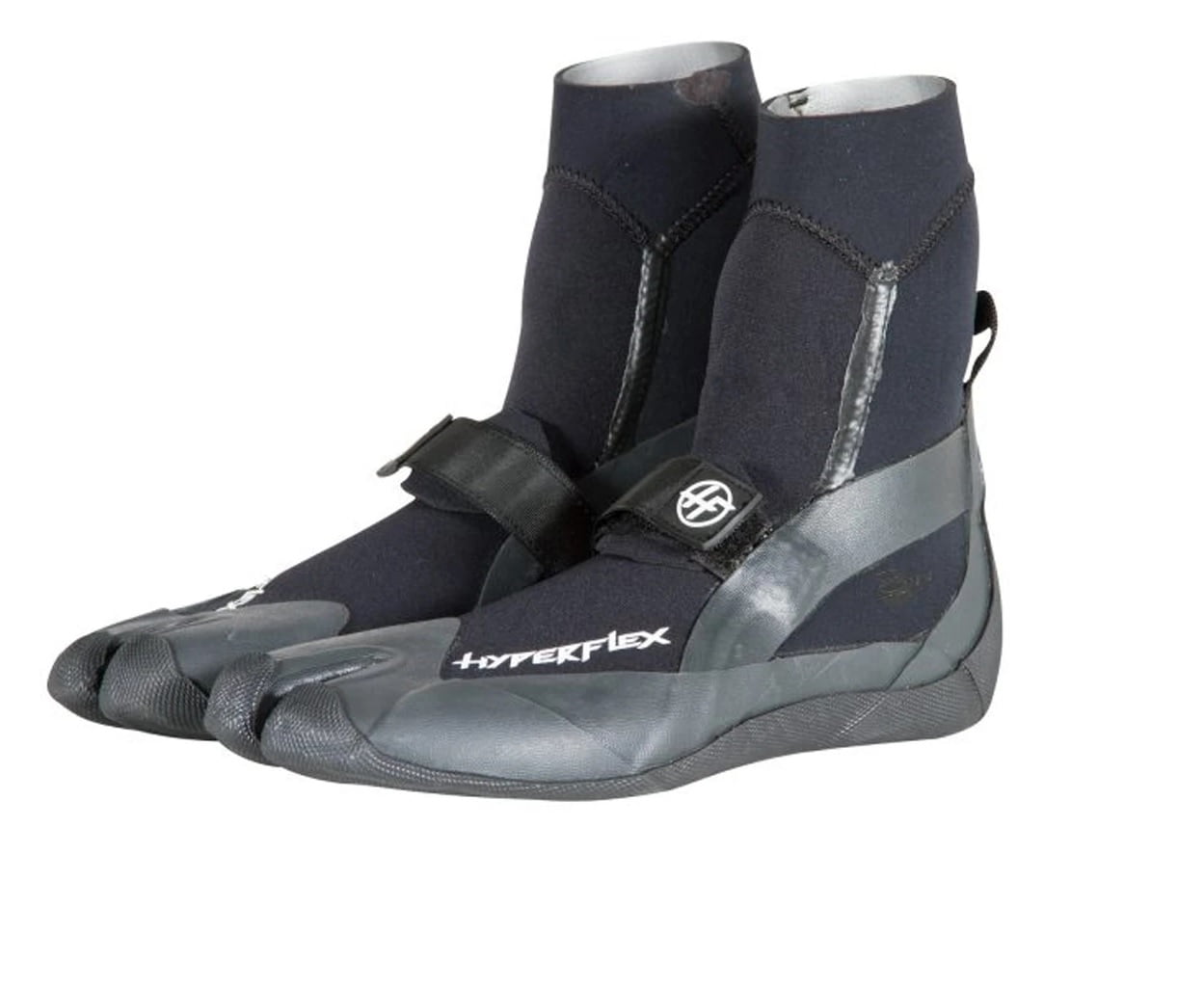 Hyperflex 5mm Cryo Inner Split Toe High Top Boot, Adult, Black, 5 ...