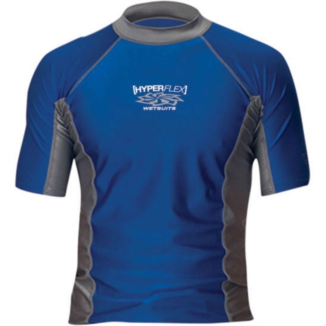 Hyperflex Adult Rash Guard SS Blue Small - Walmart.com