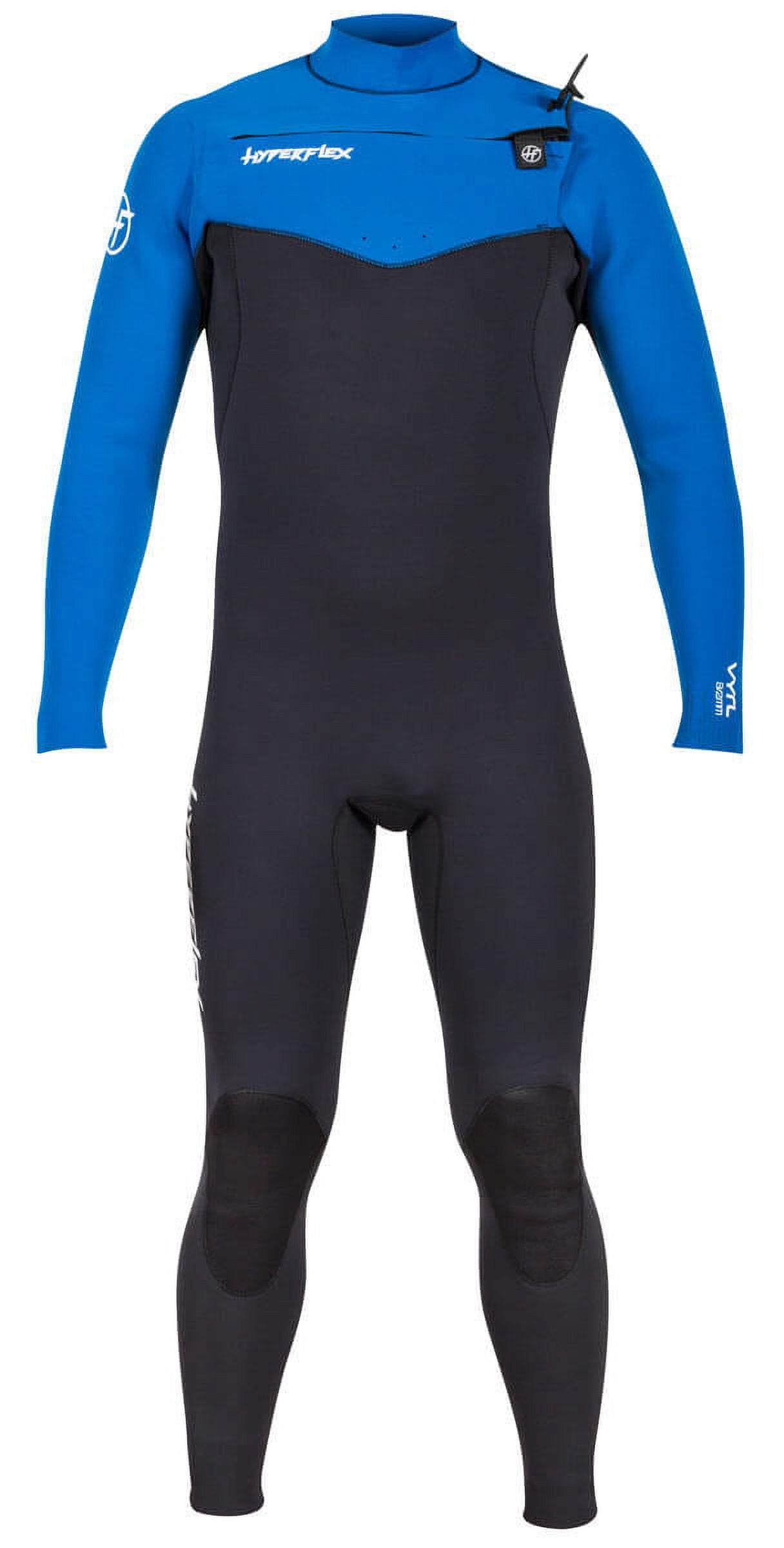 Hyperflex Boys Vyrl 4/3mm GBS FZ Fullsuit, Black/Royal, 16 - Walmart.com