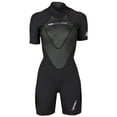 Hyperflex Cyclone 2 Womens 2.5mm Shorty Back Zip Wetsuit 10 Black - Walmart.com