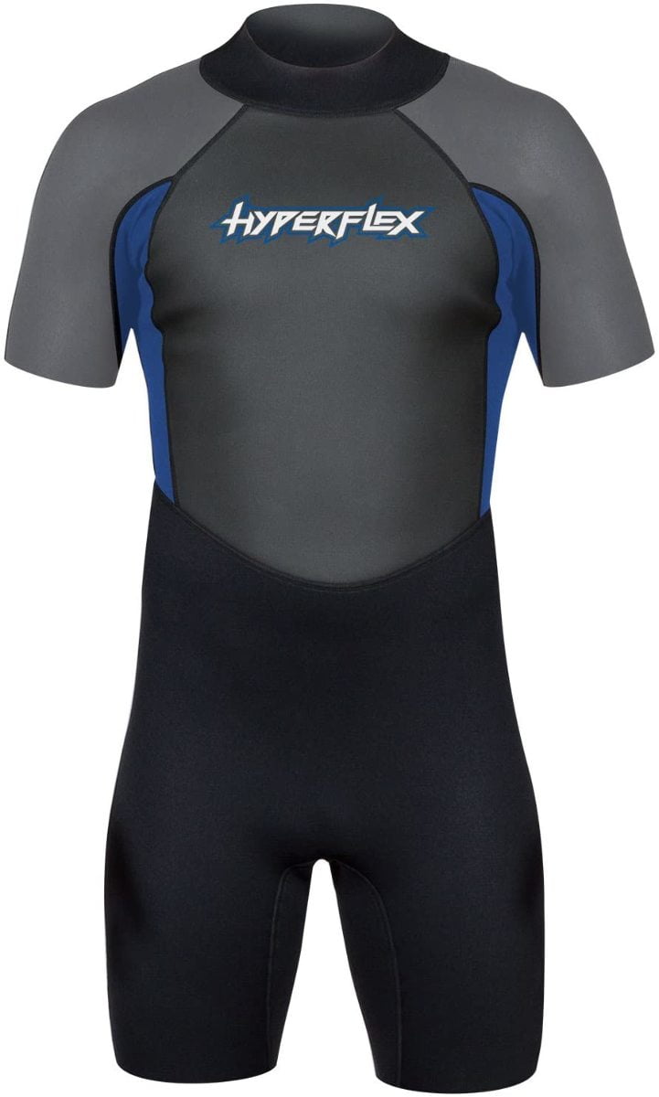 Hyperflex Men's Access Shorty Spring Suit, 2.5mm Wetsuit, Back Zip ...